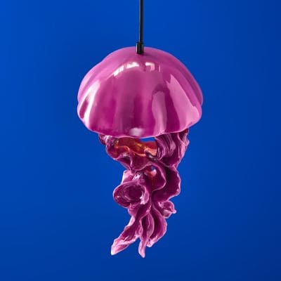 Ceiling light jellyfish Ava, magenta - Colour: Magenta