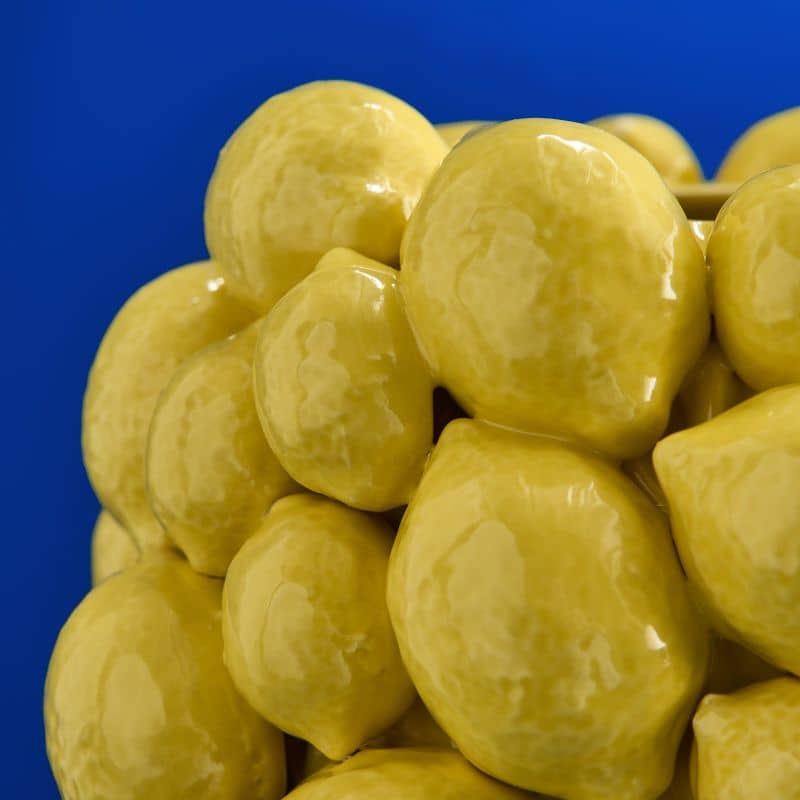 Vase lemon, yellow