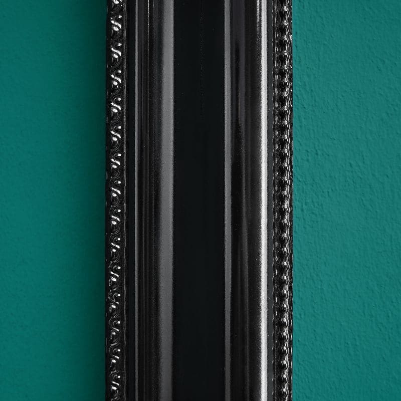 Dekorahmen / Barockrahmen, schwarz, Holz, 40x70 cm