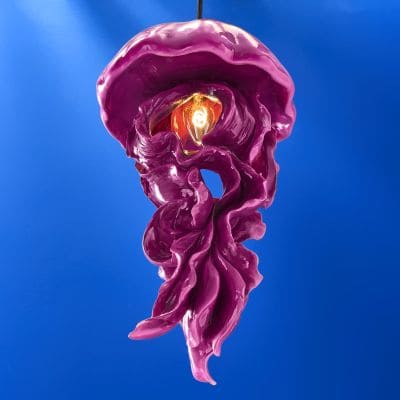Ceiling light jellyfish Ava, magenta - Colour: Magenta