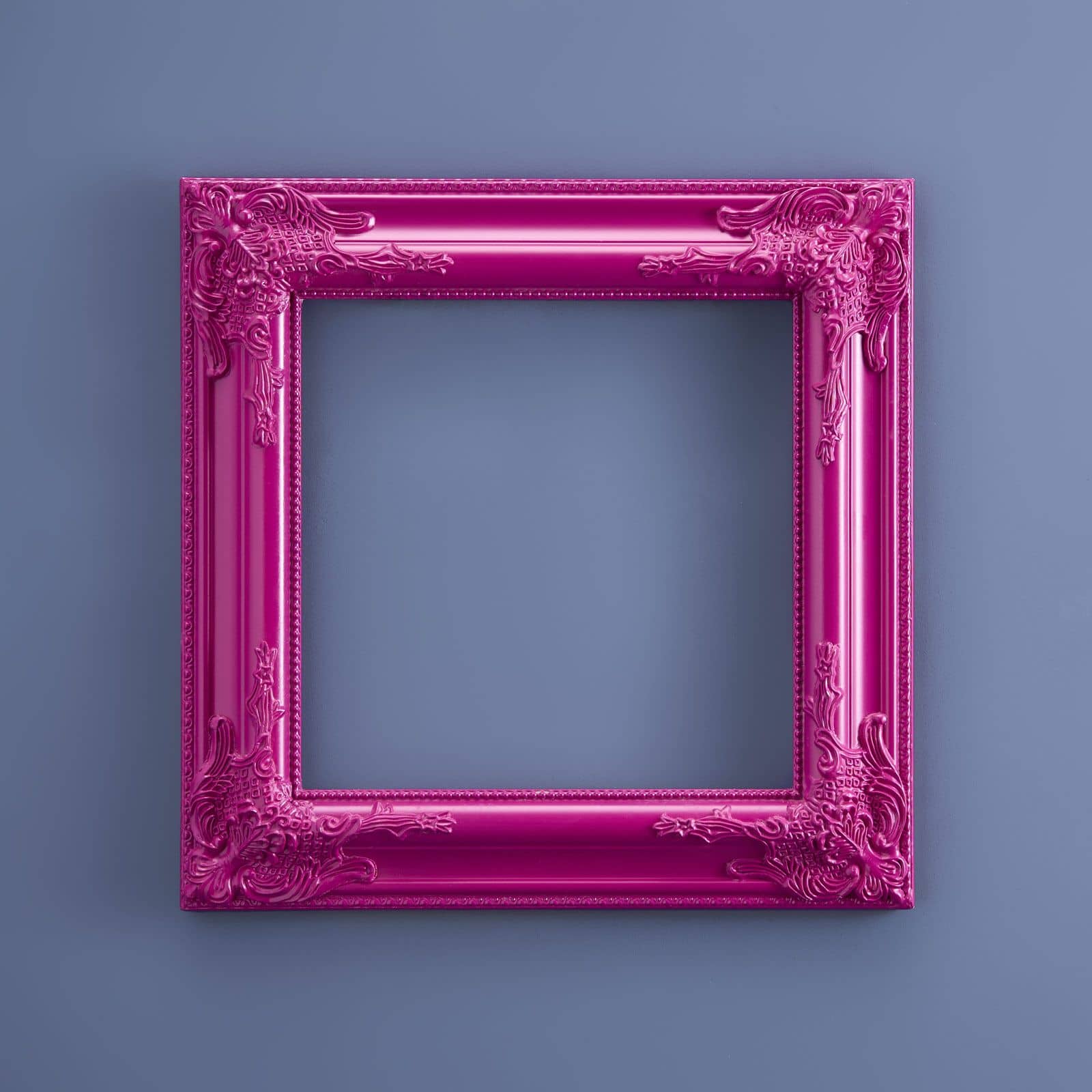 Dekorahmen / Barockrahmen, schwarz, Holz, 40x70 cm