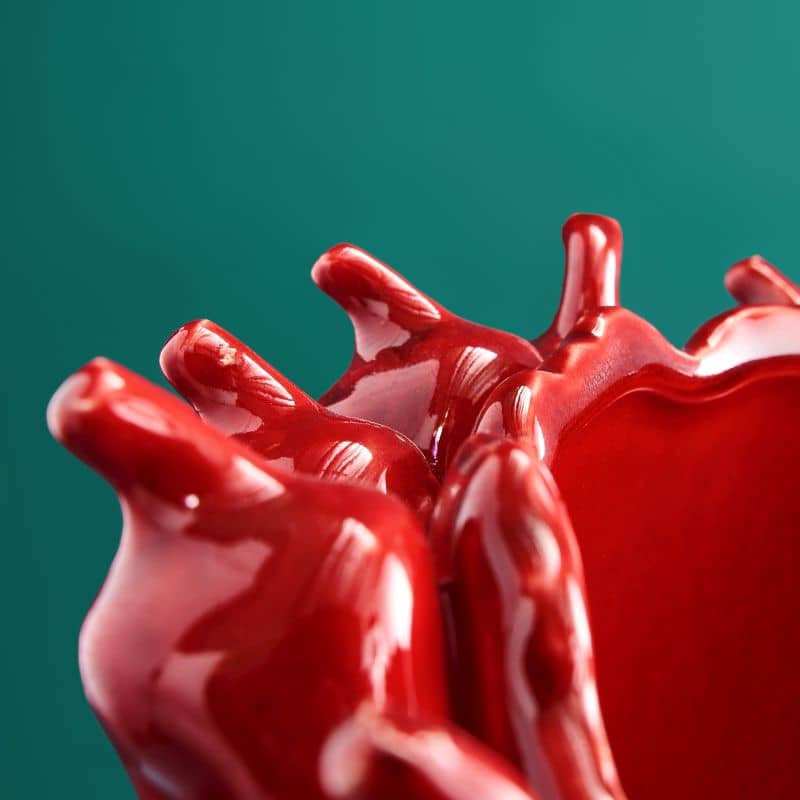 Vase Chili S, rot - Größe: S