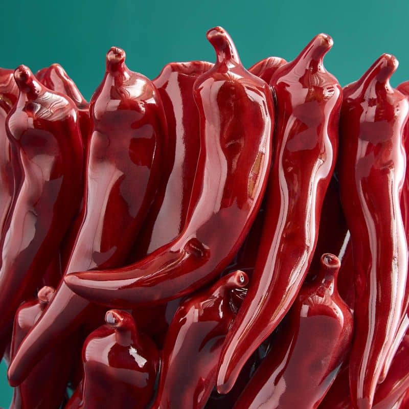 Vase Chili S, rot - Größe: S